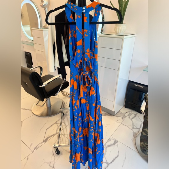 abel the label | Dresses | Abel Tbe Label Long Sun Dress Royal Blue And ...